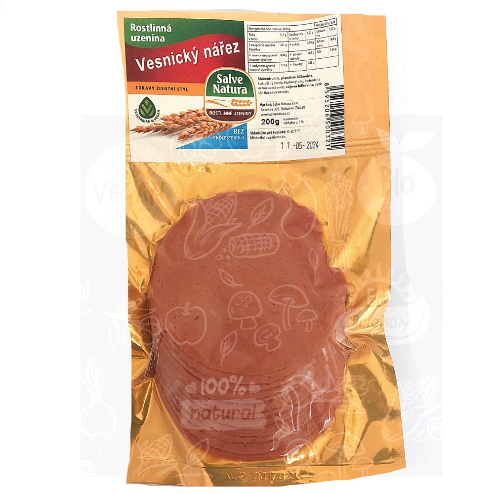 Dedinský nárez rastlinná údenina 200g Salve Natura | veganstore.sk 🍀 ...