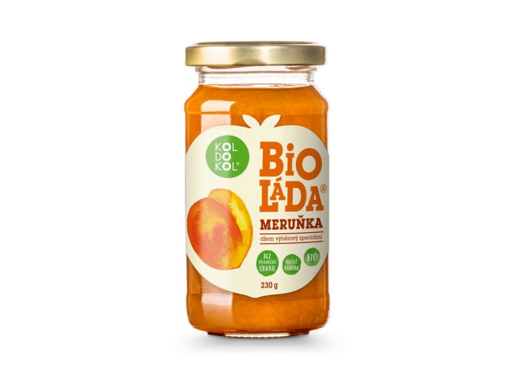 Bioláda meruňkový džem Bio 230g Koldokol | veganstore.cz 🍀specializovaný veganský eshop