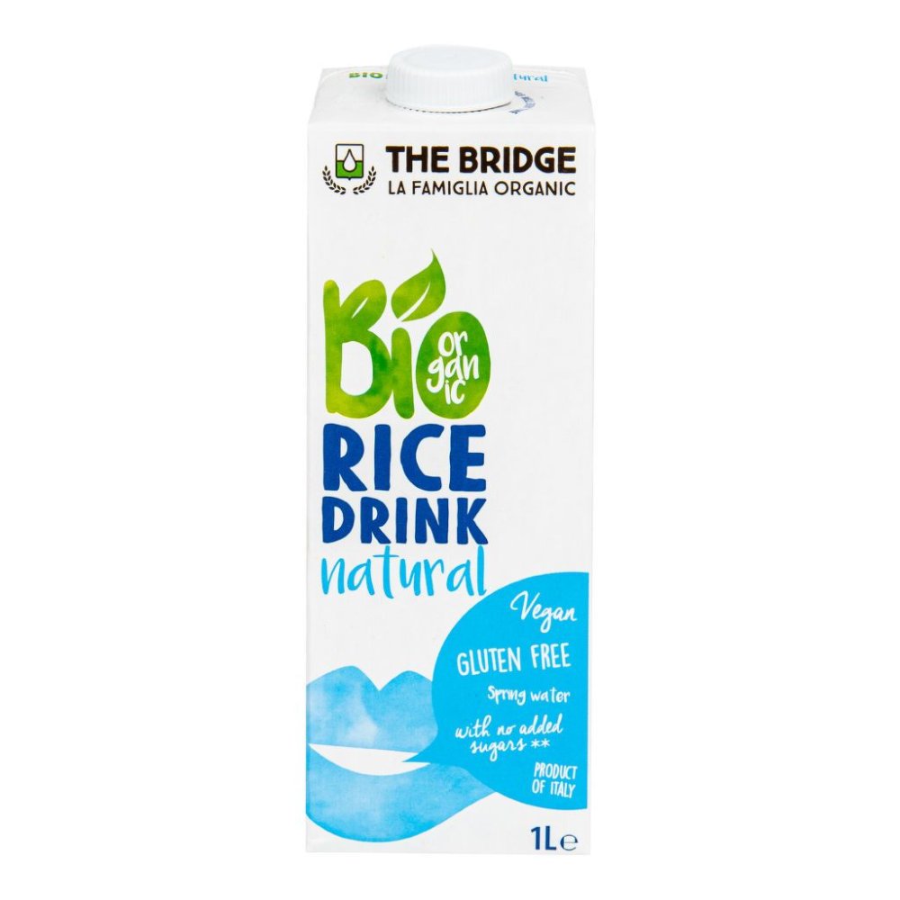 Rice Drink Organic 1 L The Bridge | vegoeco.com 🧿 your plant based store