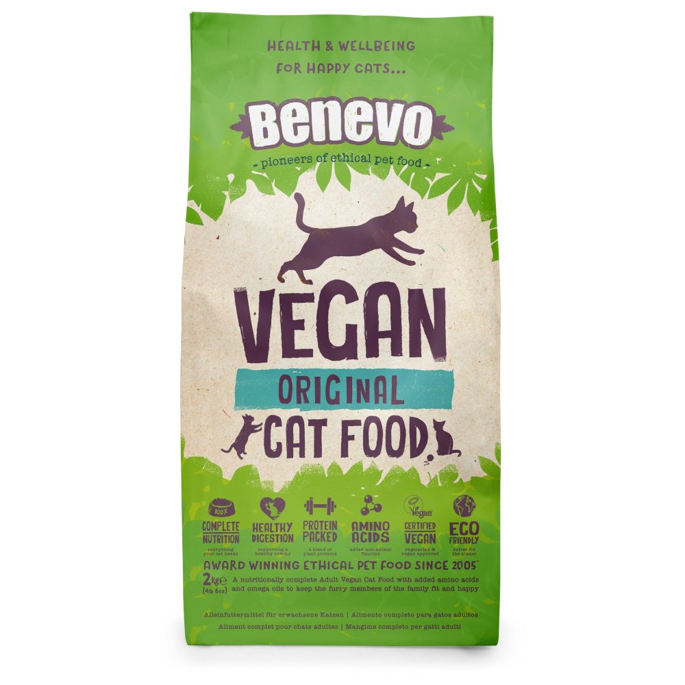 Benevo Cat Original 10 kg - veganské kompletní krmivo - granule pro ...